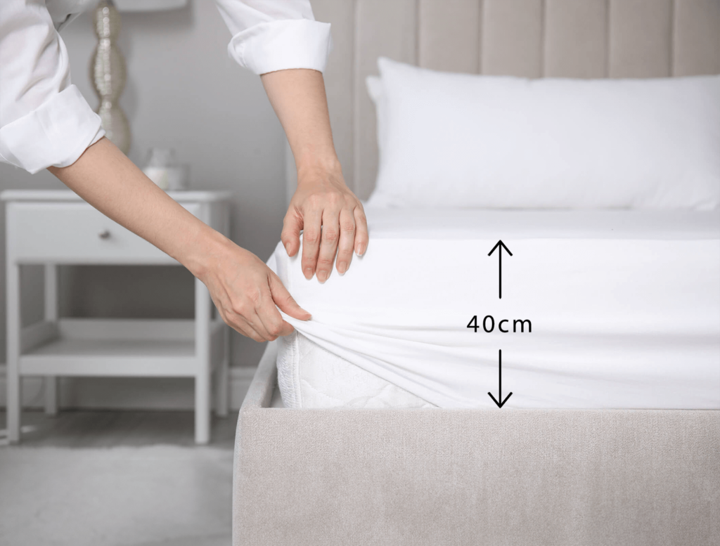 Bamboo Bedsheet in White | ZLEEPY®